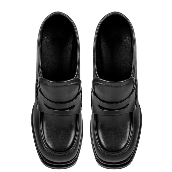 Onlymaker | Shoes | Double Platform Chunky High Heel Loafers Platform ...